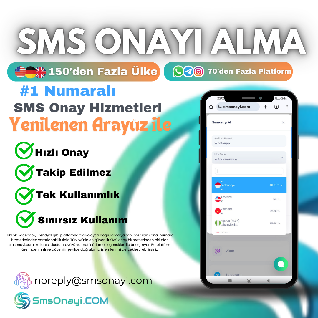 Sms Onayı - En Güvenilir SMS Onay Hizmetleri - Sms Onayı Alma